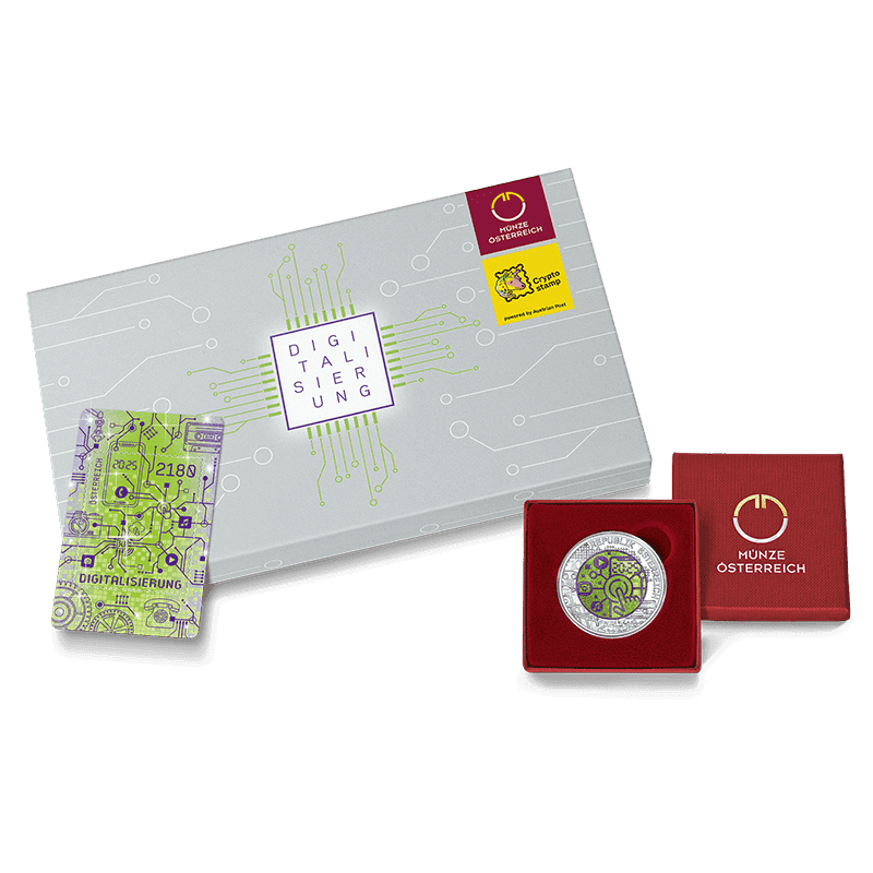 AUSTRIA - Pre order - The set with the Silver Niobium coin & Crypto ...